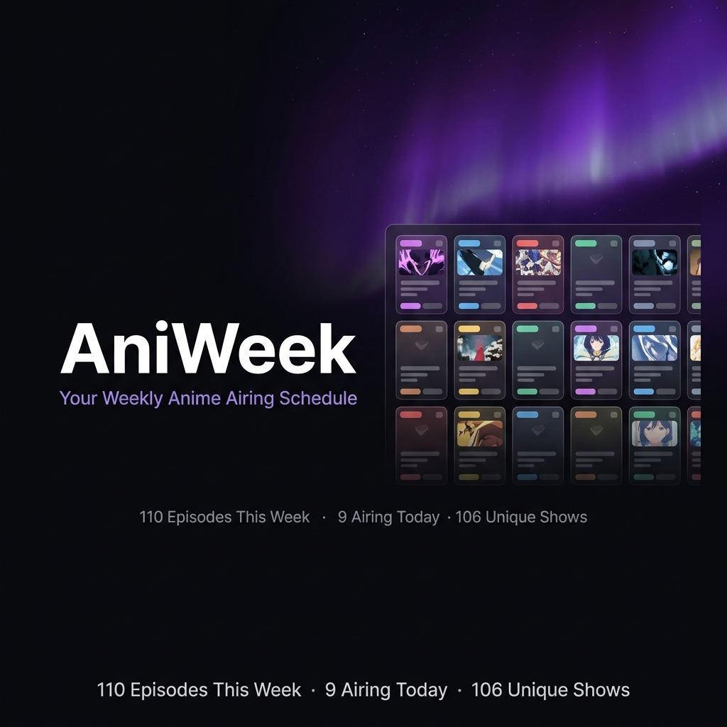AniWeek - Anime Airing Calendar & Schedule 2026 | This Week Anime